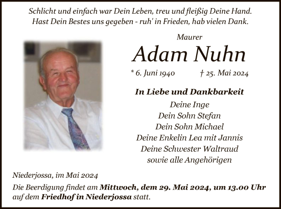 Traueranzeigen der letzten 14 Tage | Trauer.de