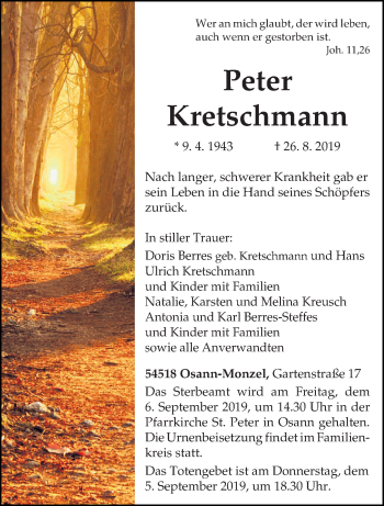 Traueranzeigen | Trauer.de